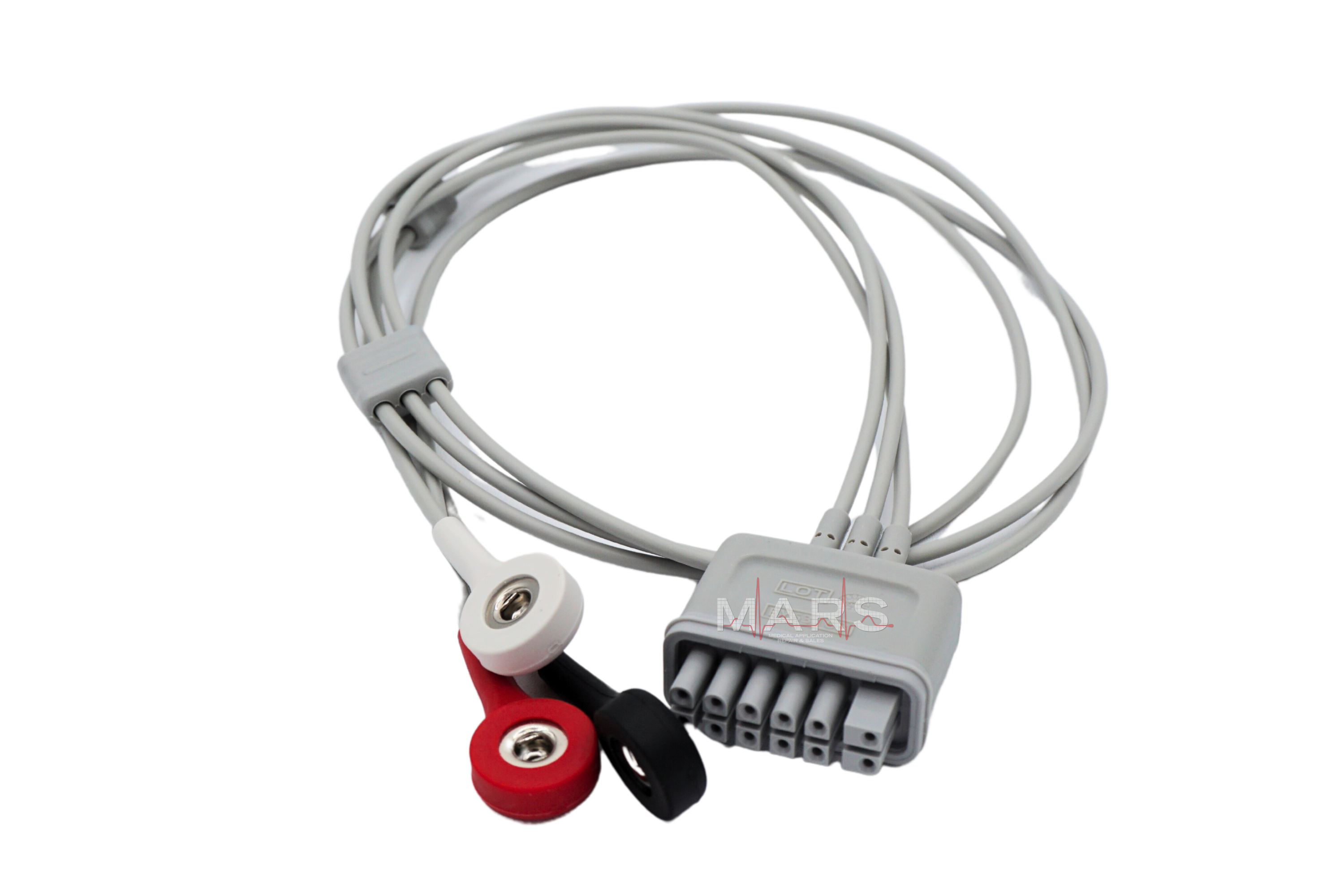 Mindray 3 Lead N/T ECG Snap Lead Wires - 009-004765-00 - MARS