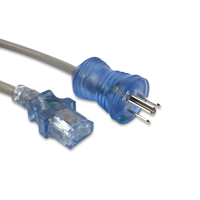 MARS Reusable Hospital Grade Power Cord (10 Ft. - Straight Angle Plug ...