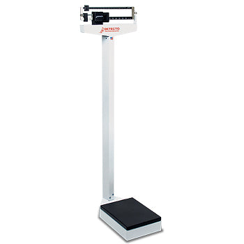 Detecto 437 Mechanical Eye-Level Physician's Scale, Weigh Beam, 450 lb ...