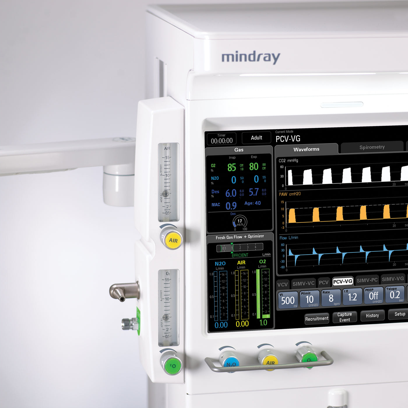 Mindray A5 Advantage Anesthesia Machine - 121-001466-00 - MARS