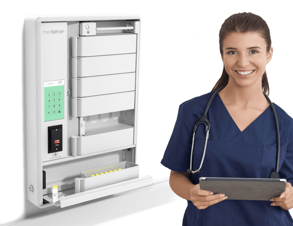 MedServe Electronic Medication Storage Cabinet With RFID Badge Reader ...