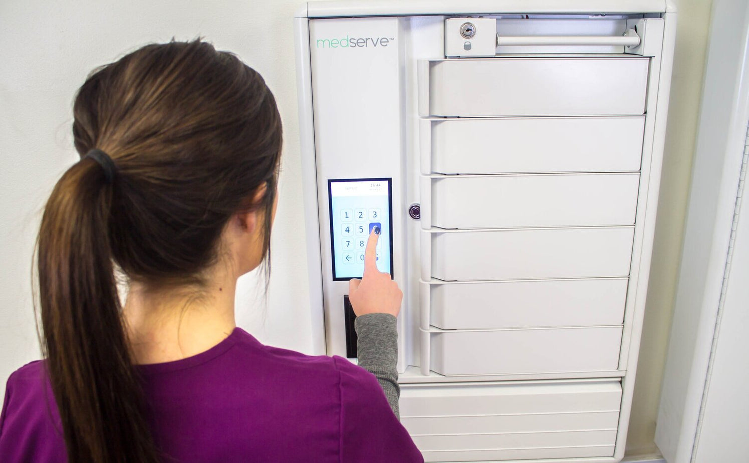 MedServe Electronic Medication Storage Cabinet With RFID Badge Reader ...